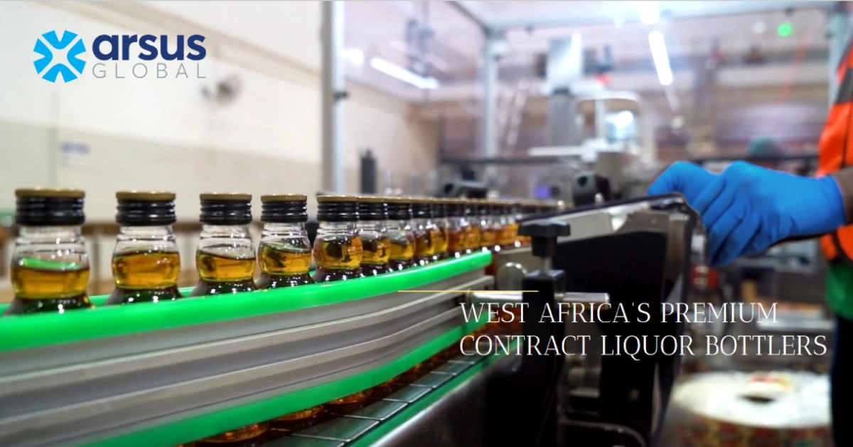 Arsus Global, a leading contract liquor bottler based in Nigeria.